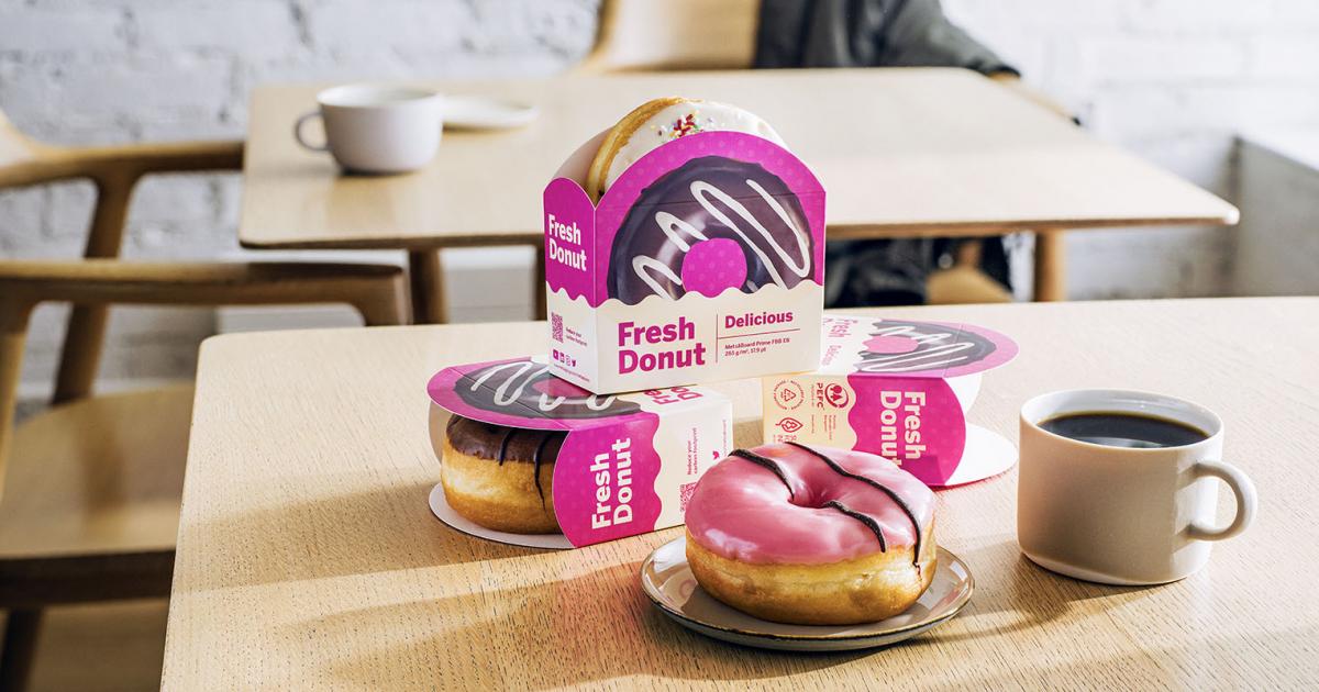 A circular solution for packaging doughnuts | PACKMEDIA - news and ...